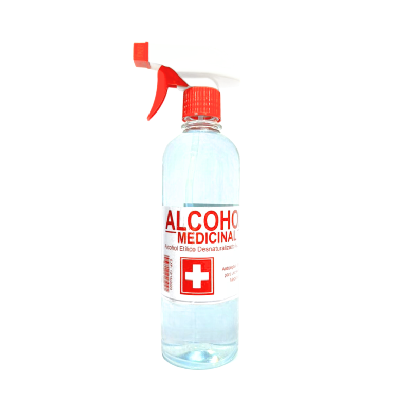 Alcohol Etílico con Atomizador 500ml - G&H Medical